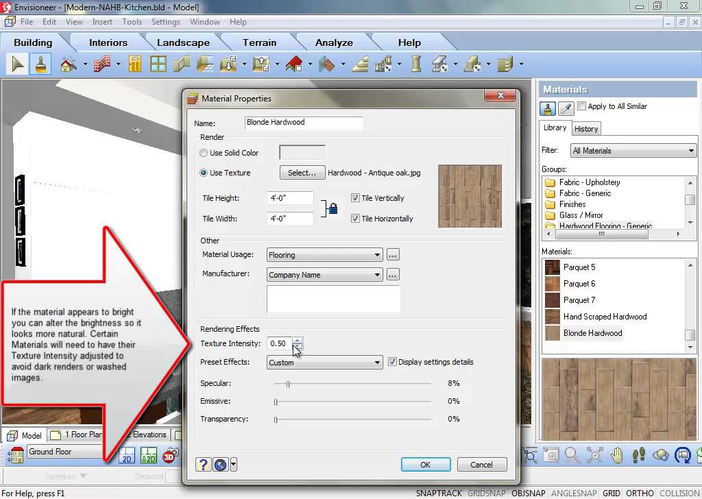 Materials for Rendering (Video) - Envisioneer